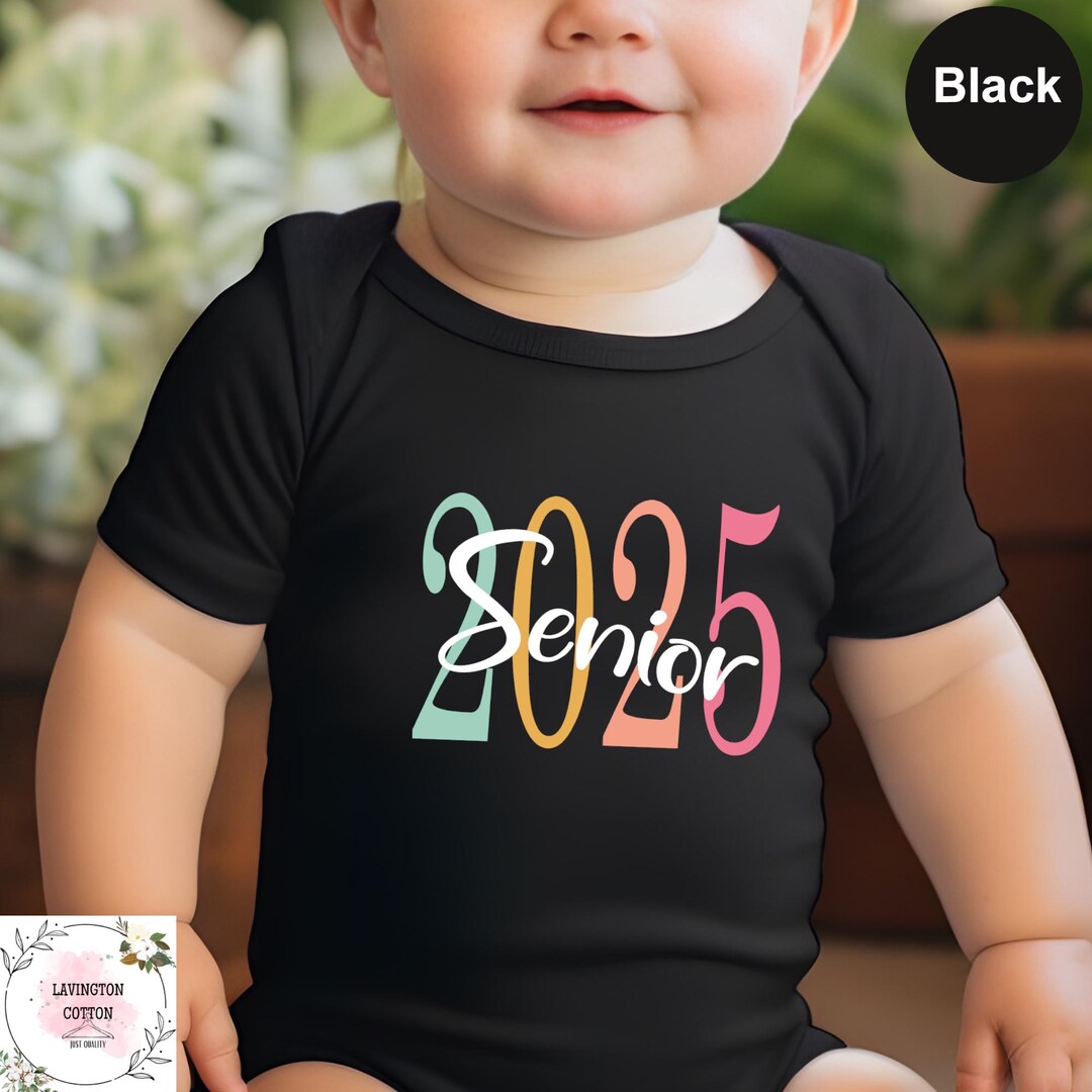 Senior 2025 Baby Onesie, Senior 2025 Retro Youth Shirt,senior Retro ...