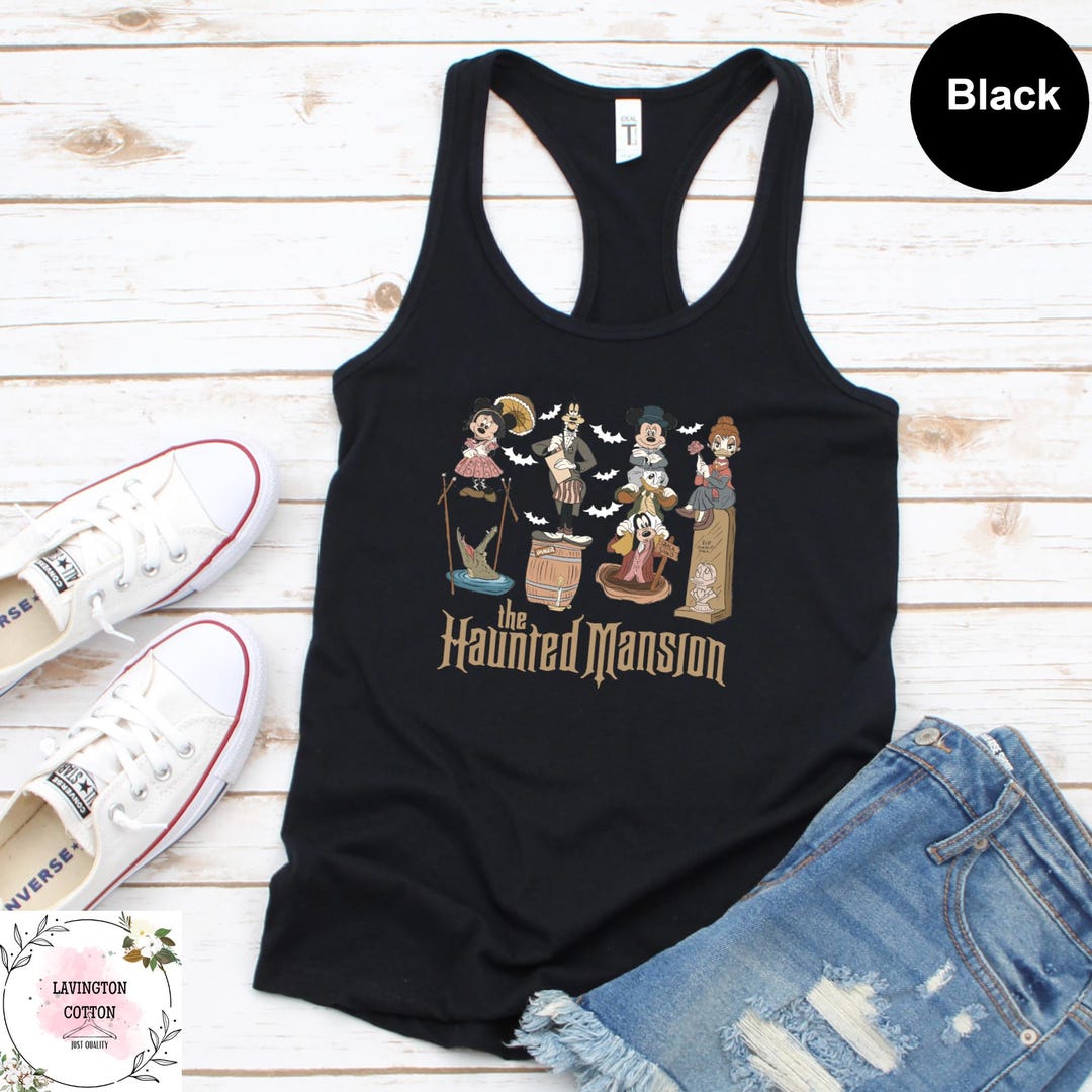 Haunted Mansion Comic Tank Top, Halloween Tank Top, Haunted Mansion ...
