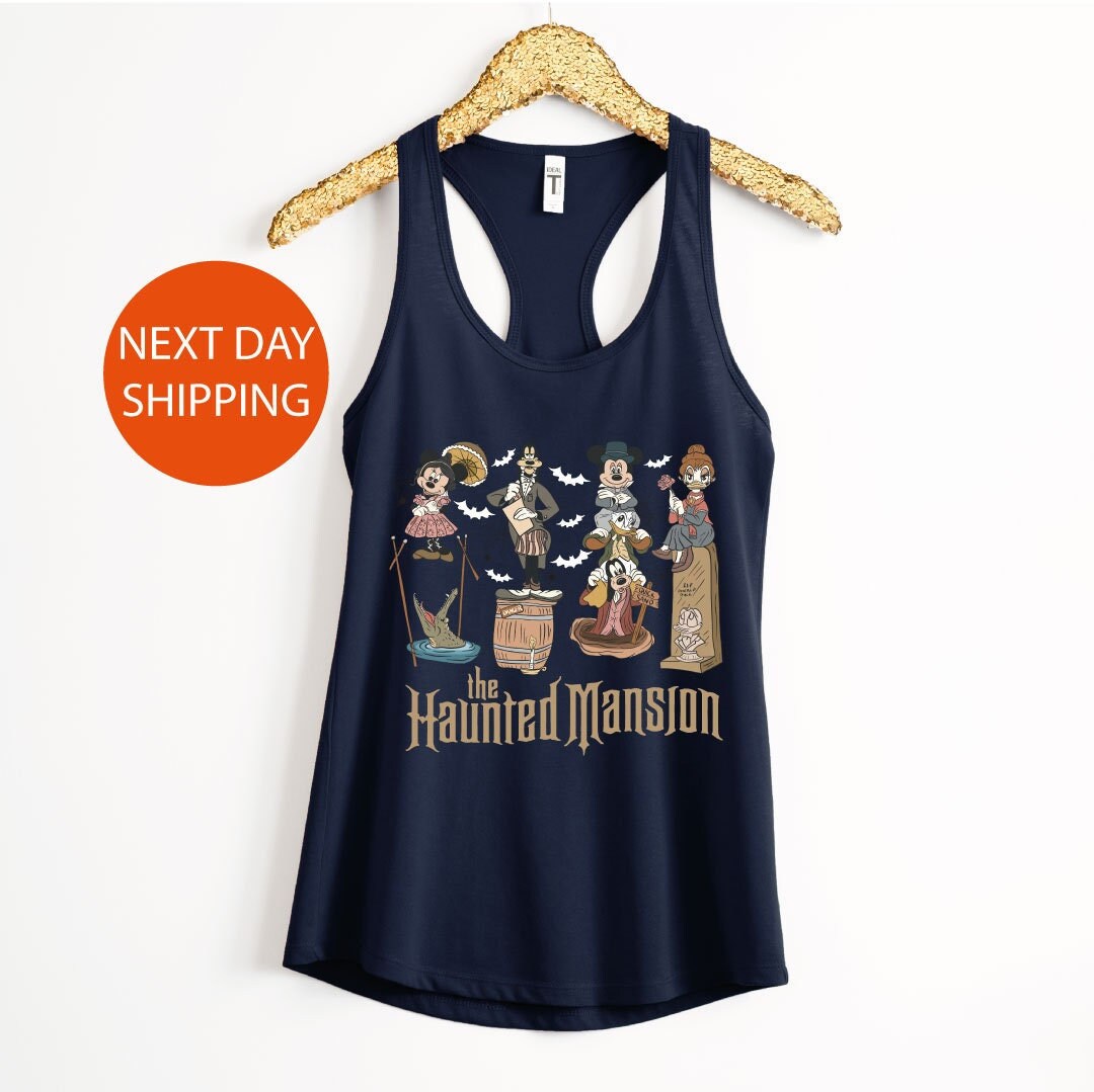 Haunted Mansion Comic Tank Top, Halloween Tank Top, Haunted Mansion ...