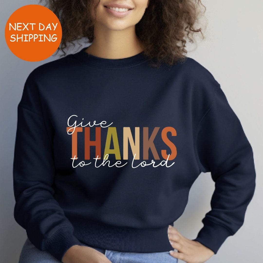 Enter His Gates With Thanksgiving Sweatshirt, Thanksgiving Hoodie, Fall ...