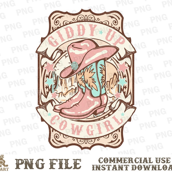 Giddy up Cowgirl Svg - Etsy