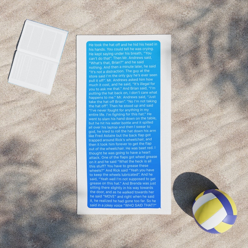 I Think You Should Leave Beach Towel for Vacation ITYSL Beach Towel ...