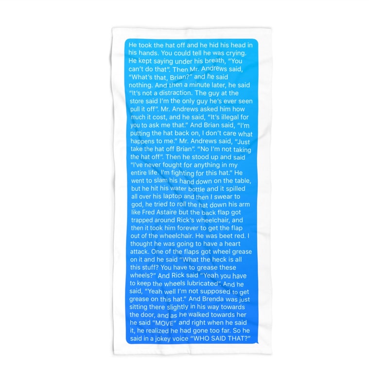 I Think You Should Leave Beach Towel for Vacation ITYSL Beach Towel ...