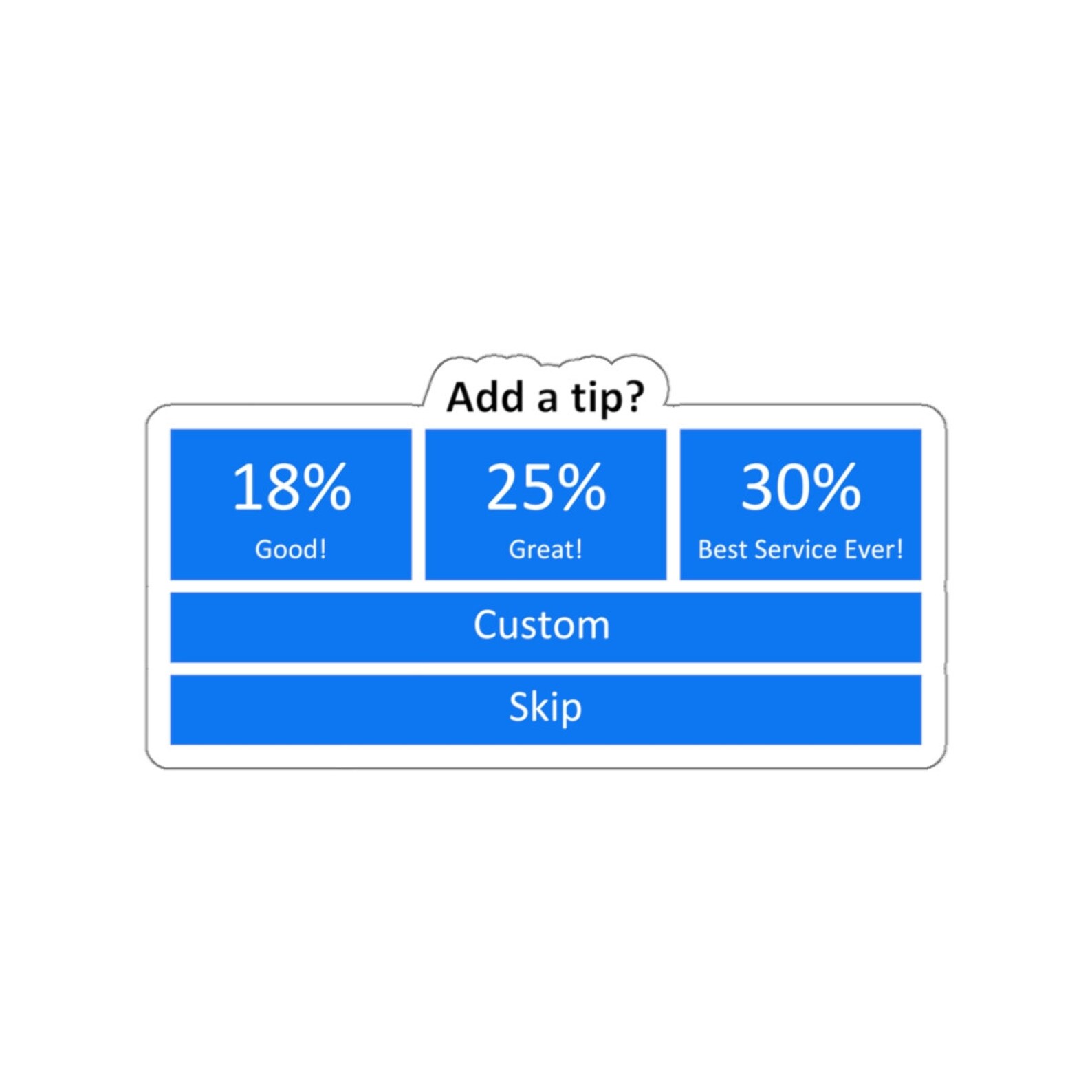 Add A Tip Sticker for Laptop Sticker for Water Bottle Decal Funny ...
