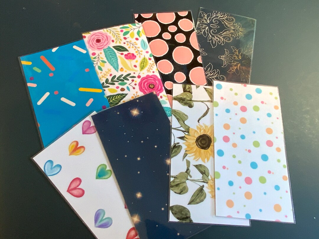 A6 Laminated Inserts for Binder Wallets Double Sided Patterns - Etsy