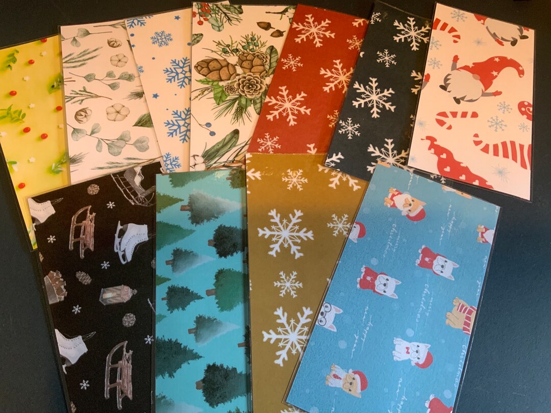 A6 Laminated Inserts for Binder Wallets Double Sided Christmas - Etsy