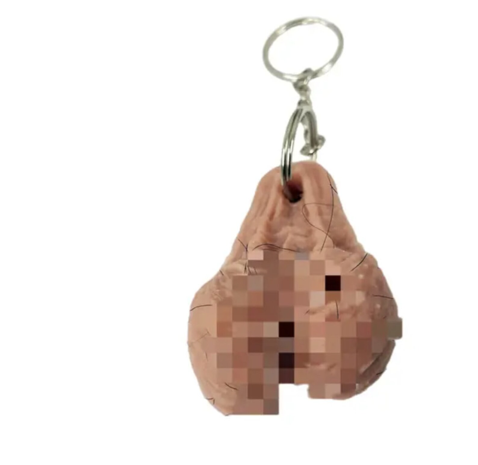 Rubber Testicles Realistic Looking Balls, Hair is Not Real so It Does ...