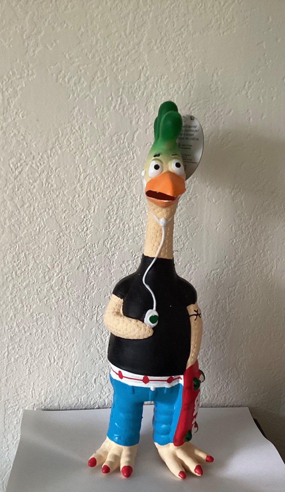 Large 15 Inches Tony Hawk Squaking Rubber Chicken. A Rebel - Etsy