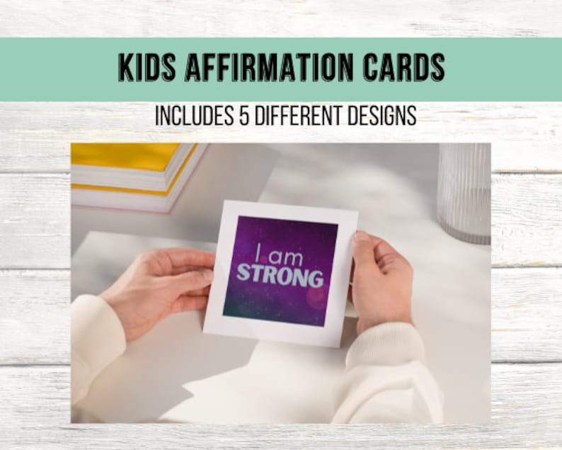 Printable Kids Affirmation Cards Kids Affirmation Cards - Etsy