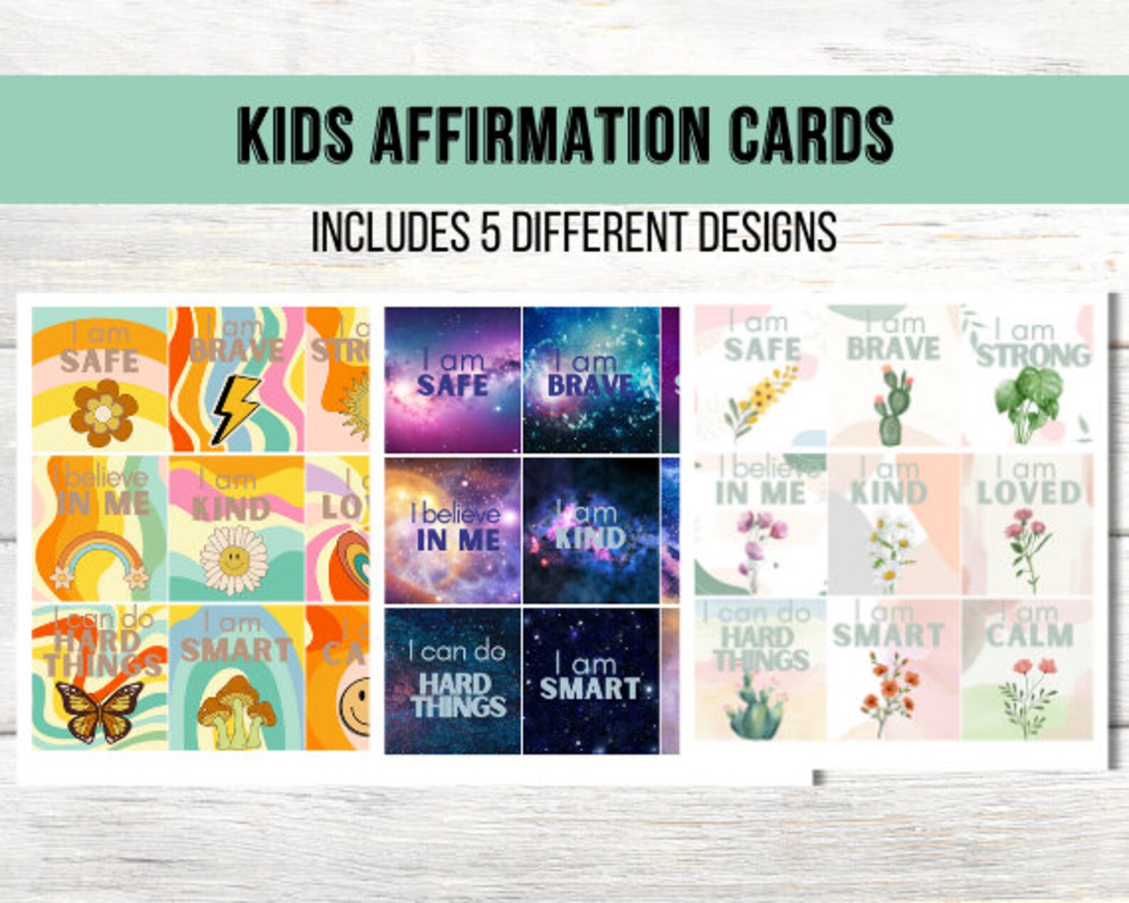 Printable Kids Affirmation Cards Kids Affirmation Cards - Etsy