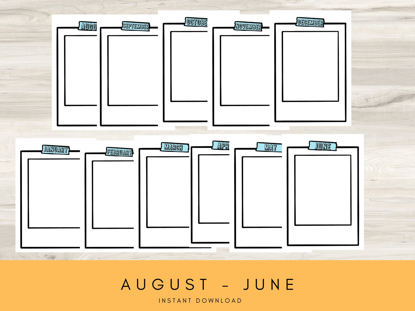 All About Me Printable Monthly Worksheet Self-portrait - Etsy