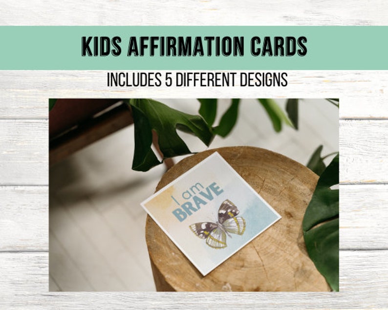 Printable Kids Affirmation Cards Kids Affirmation Cards - Etsy