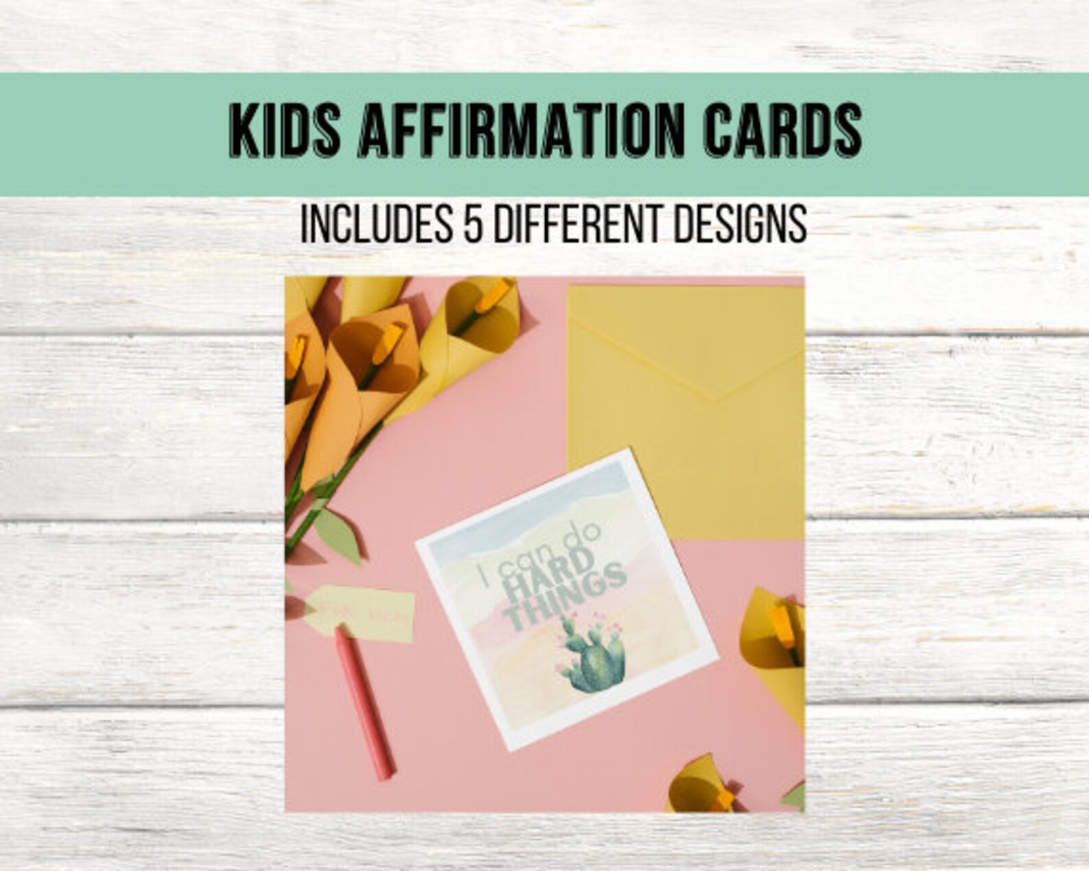 Printable Kids Affirmation Cards, Kids Affirmation Cards, Motivational ...