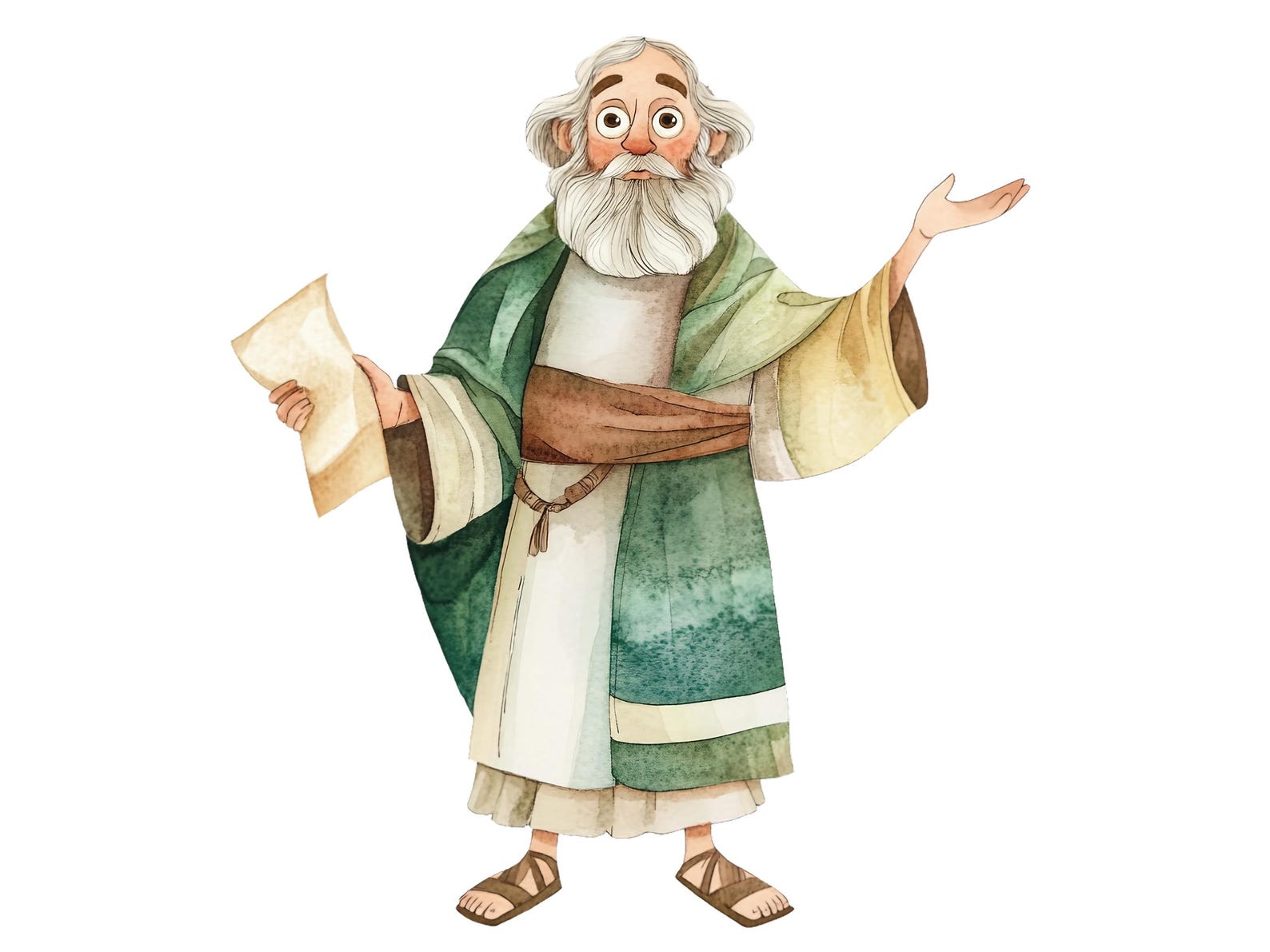 New Old Testament Bible Clipart for Kids, Biblical Characters Jesus ...