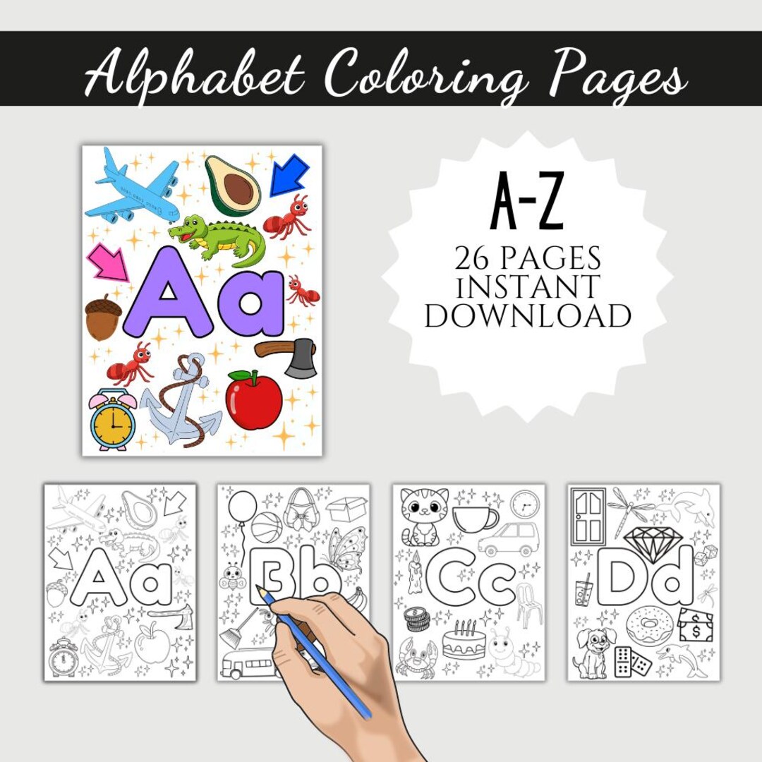 Preschool Coloring Pages, Alphabet Coloring Pages, Preschool Letters ...