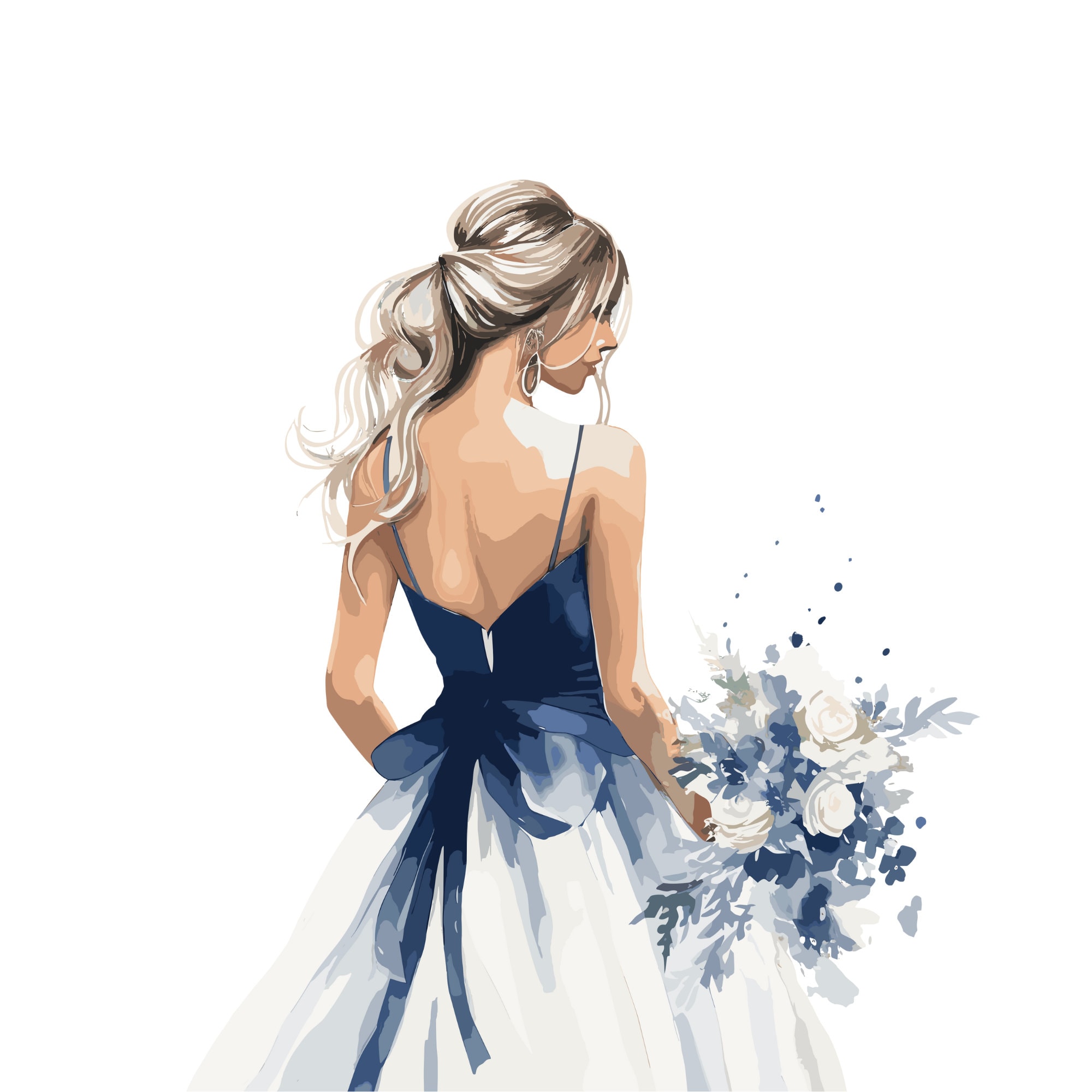 Bride Clipart, Bridal Shower Clipart, Marriage Clipart, Wedding ...