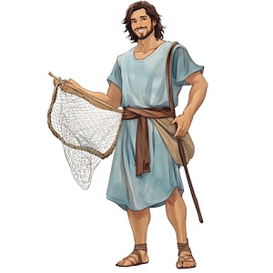 12 Apostles Clipart, Jesus Disciples, New Testament Stories, Biblical ...