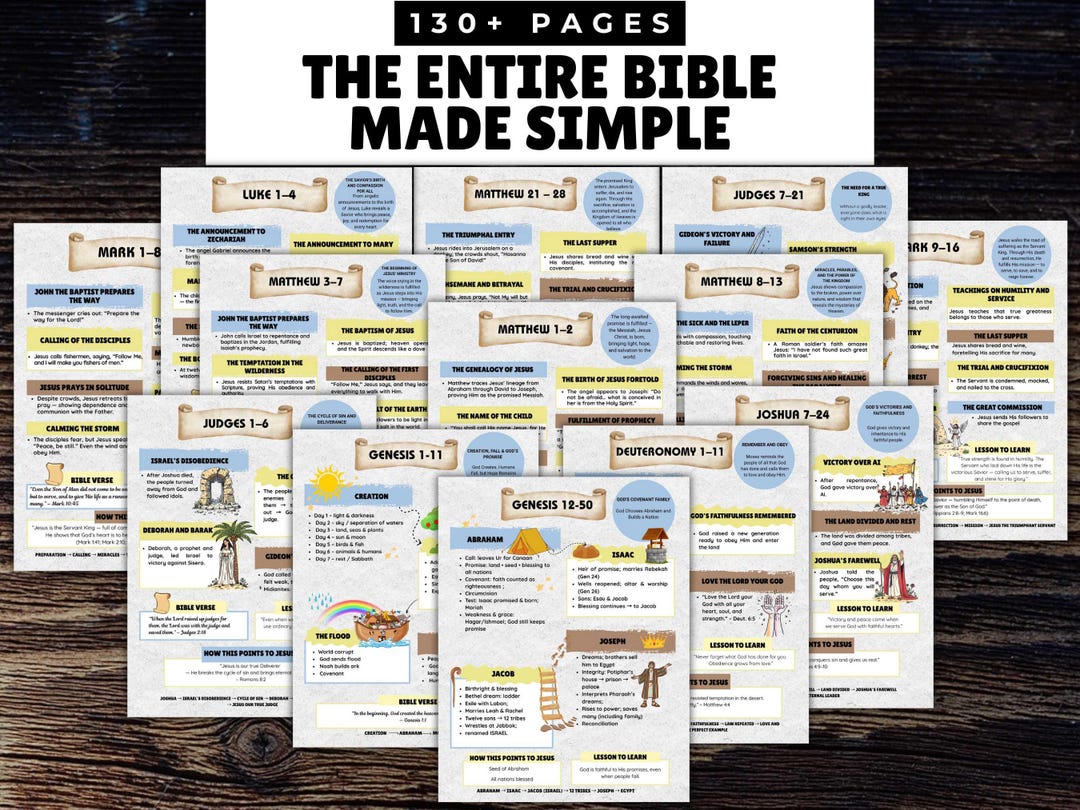 The Entire Bible Made Simple, Bible Made Easy: A Beginner's Bible Study ...