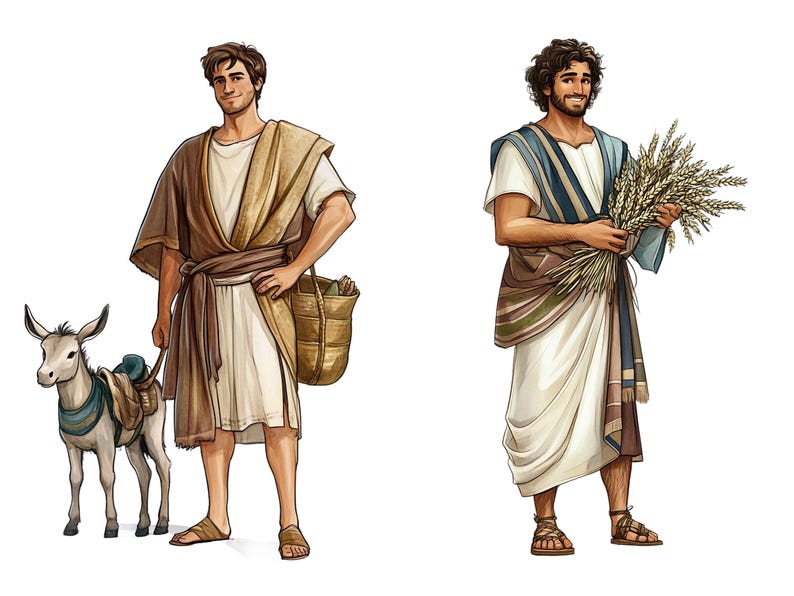 Biblical Clipart 12 Tribes of Israel, Bible Characters, Bible Story ...