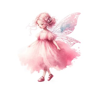 Pink Fairy Garden Clipart, Magic Garden, Fairy House Images, Butterfly ...