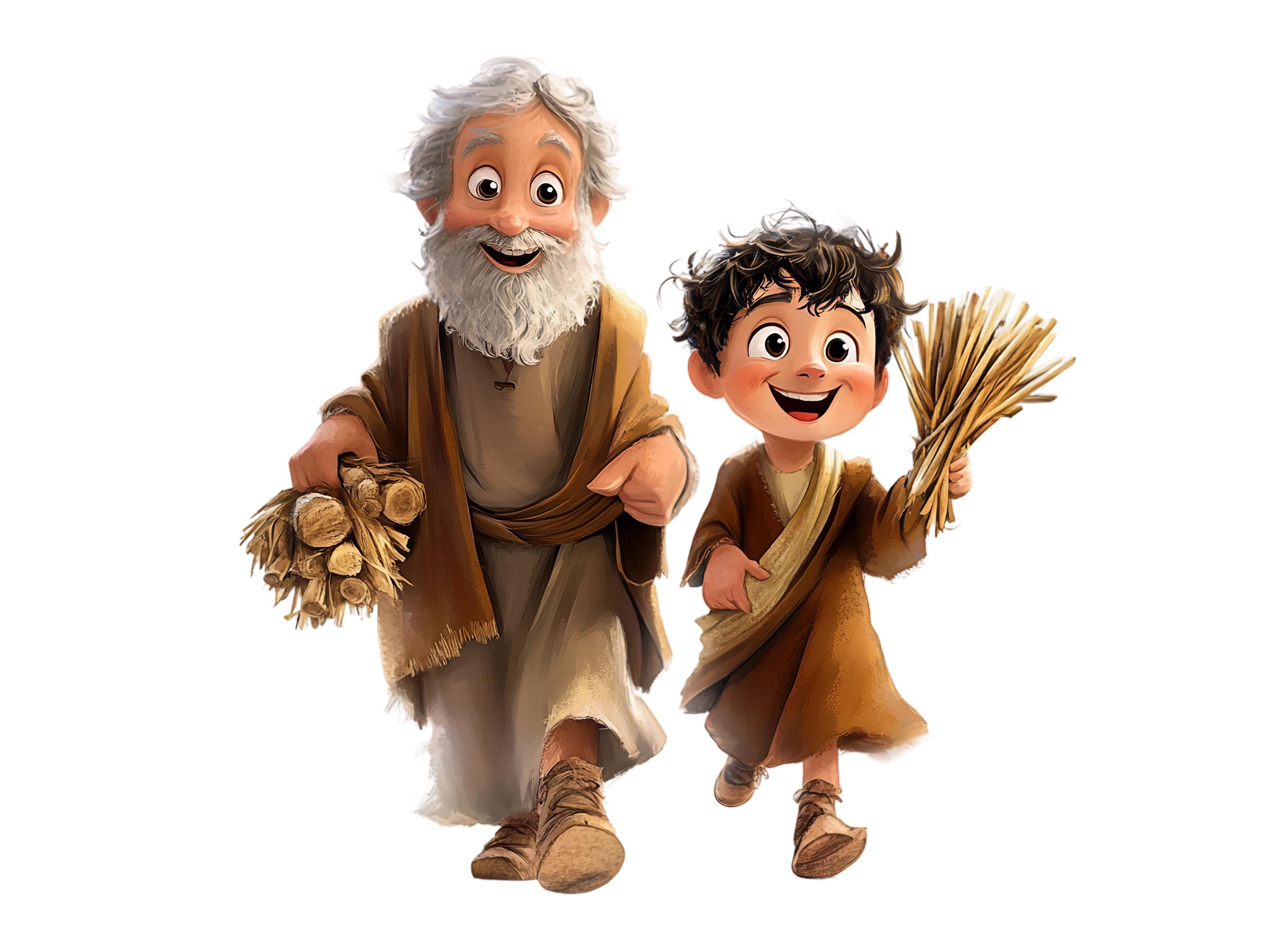 Genesis Clipart Bundle, Biblical Characters, Religious Art for Kids ...