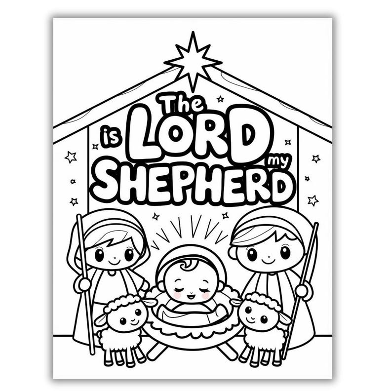 Happy Birthday Jesus Coloring Pages, Kids Church Craft, Printable ...