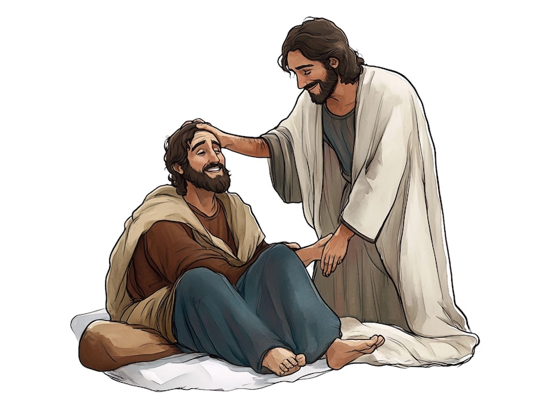 Miracles of Jesus New Testament Clipart, Bible Stories, Biblical ...