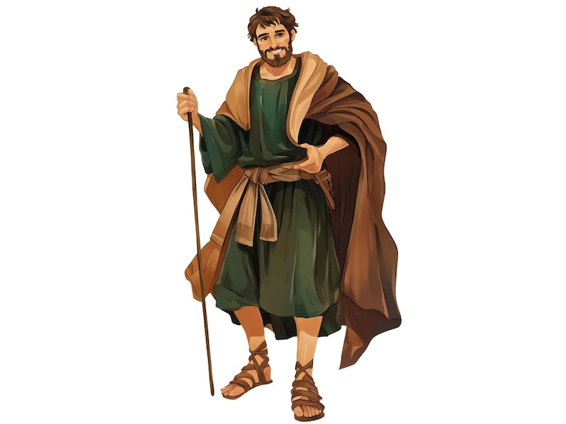 12 Apostles Clipart, Jesus Disciples, New Testament Stories, Biblical ...