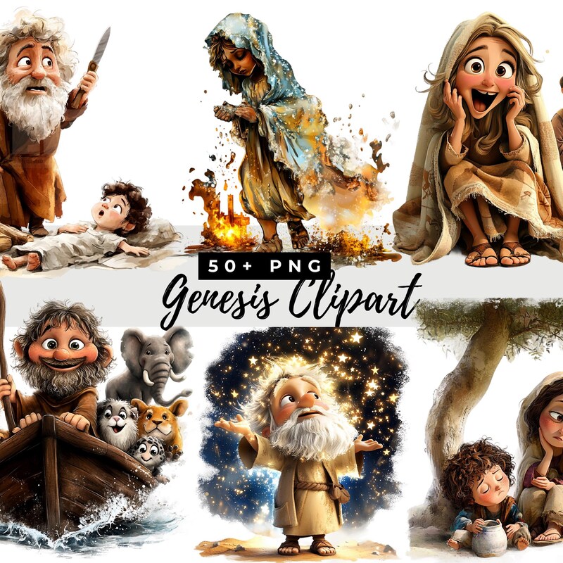 Adam and Eve Clipart - Etsy