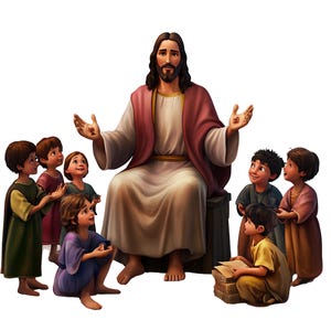 New Testament Biblical Clipart, Bible Story Characters Clip Art, Sunday ...