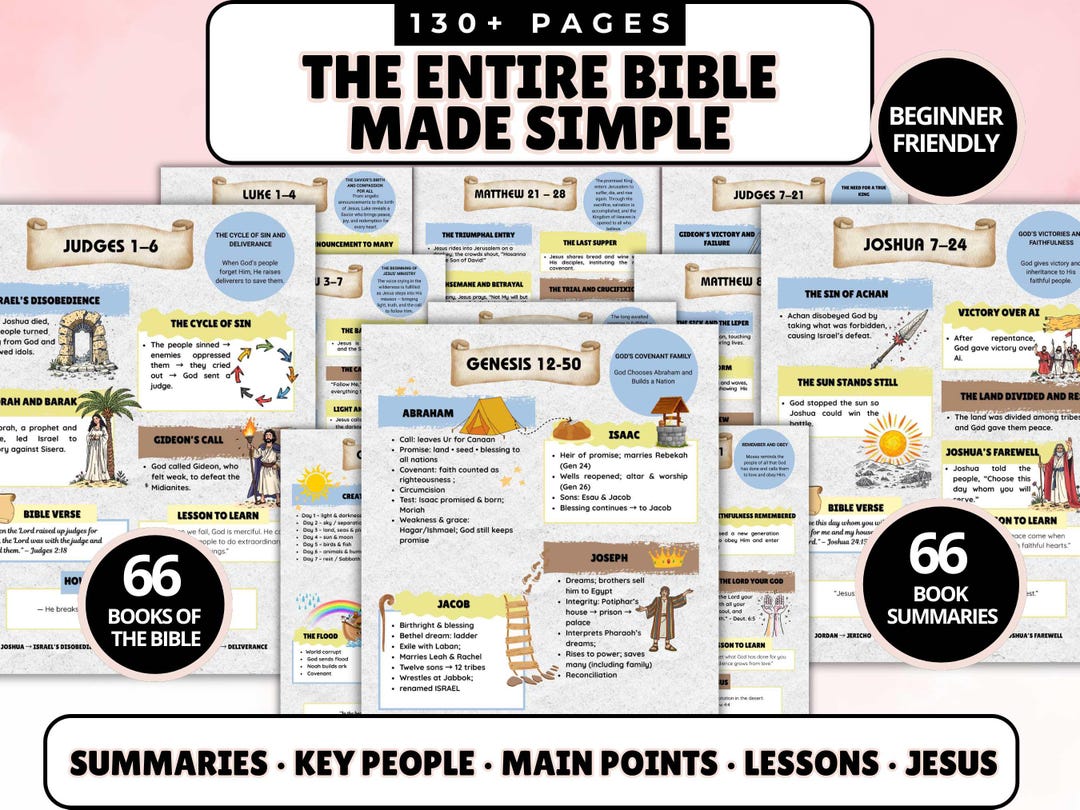 The Entire Bible Made Simple, Bible Made Easy: A Beginner's Bible Study ...