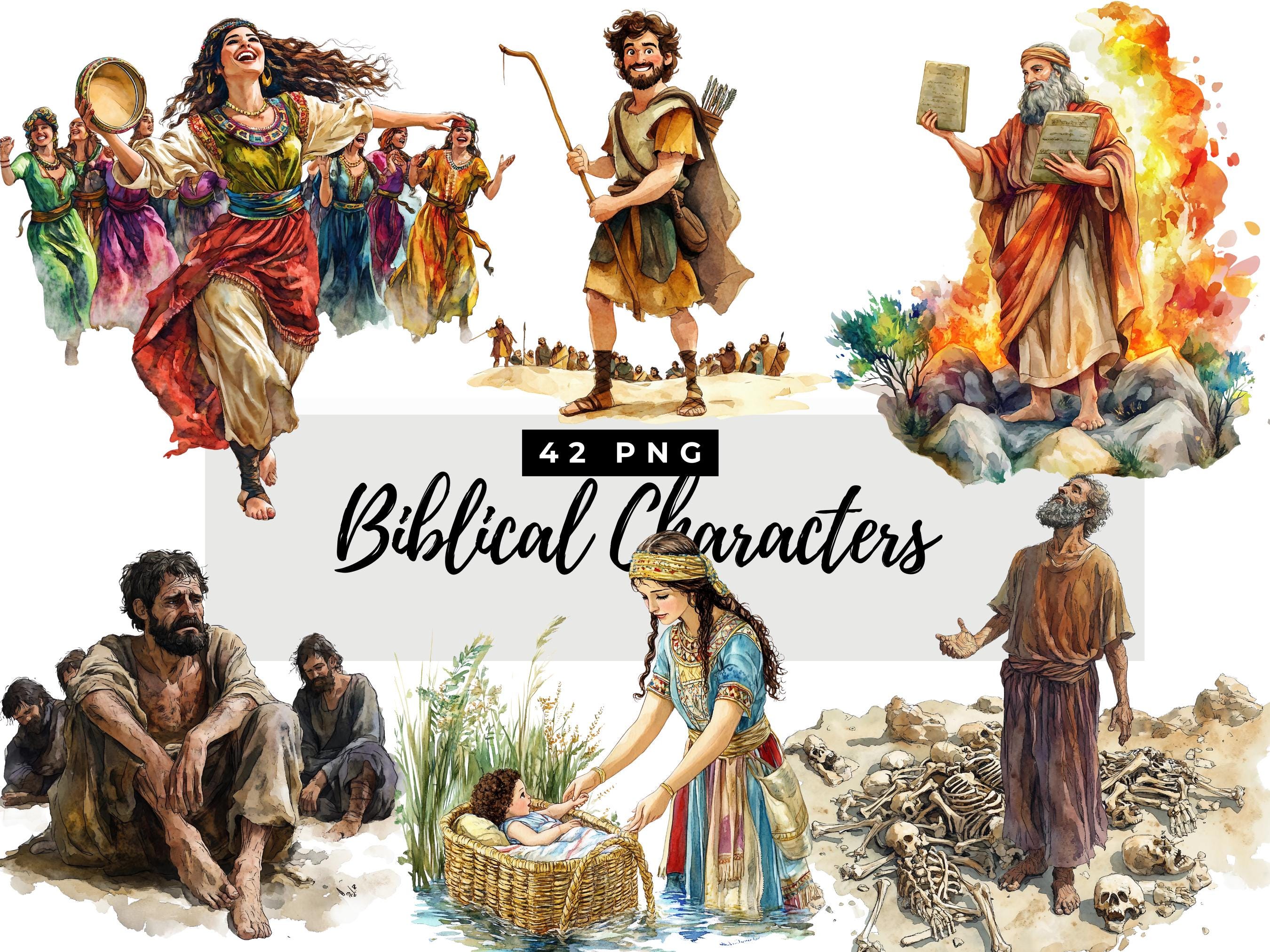 Bible Characters, Religious Clip Art, Biblical People Clip Art ...