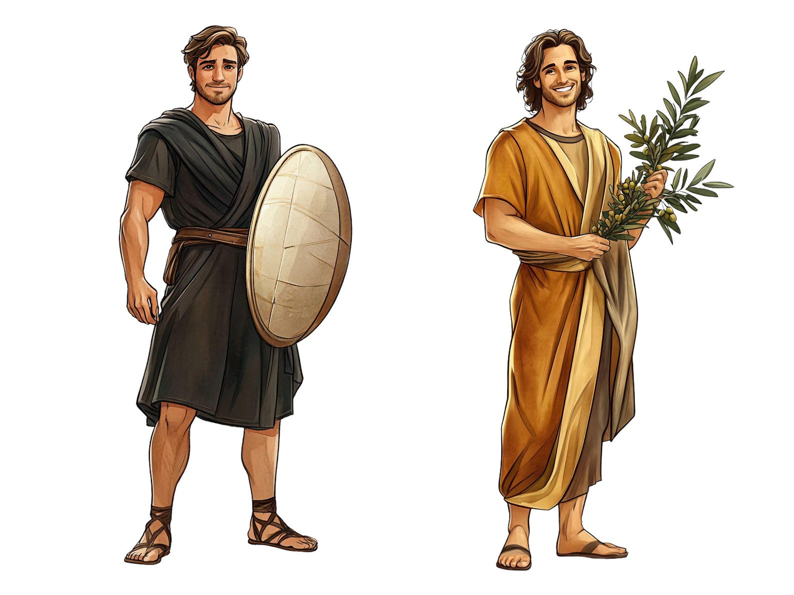 Biblical Clipart 12 Tribes of Israel, Bible Characters, Bible Story ...