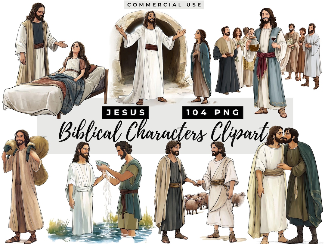 New Testament Jesus Miracles Clipart, Bible Stories, Biblical ...