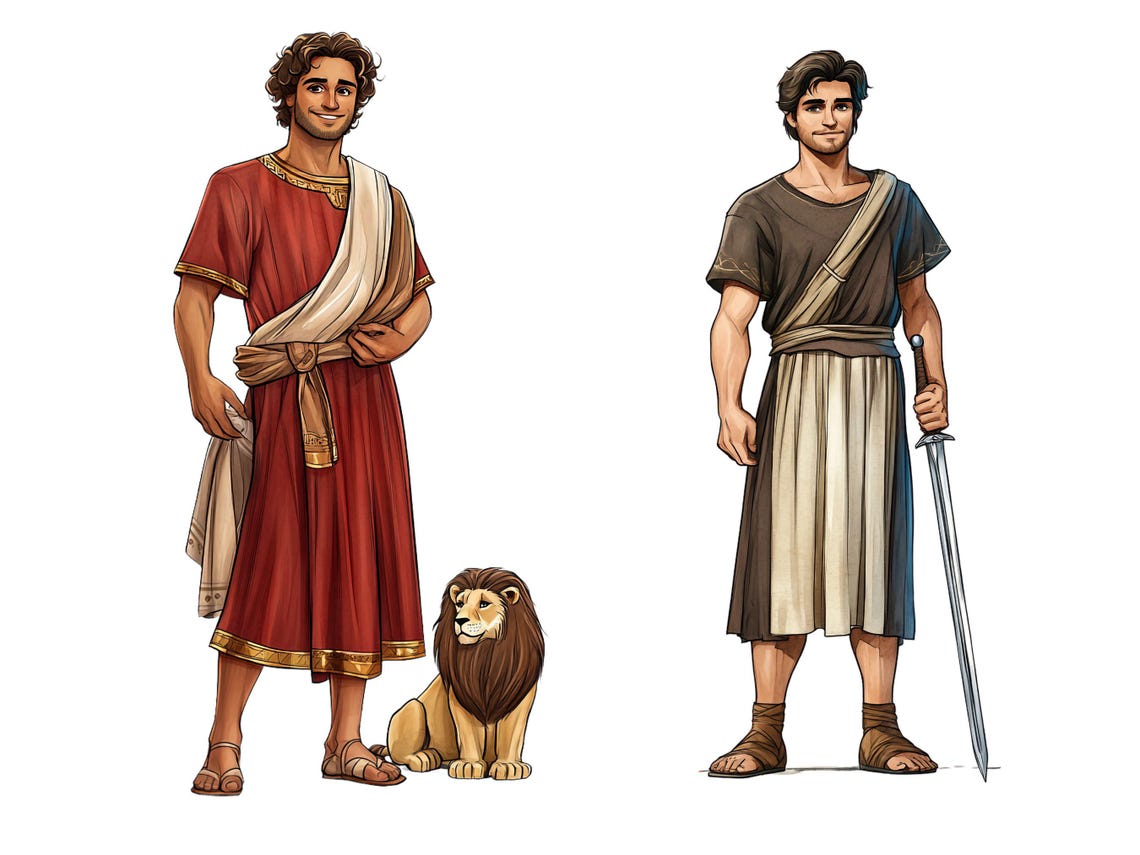 Biblical Clipart 12 Tribes of Israel, Bible Characters, Bible Story ...