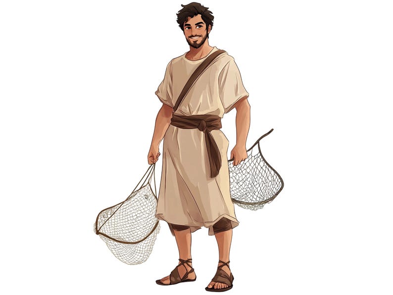 12 Apostles Clipart, Jesus Disciples, New Testament Stories, Biblical ...