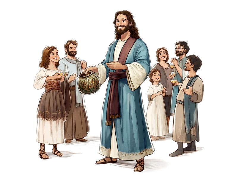 Miracles of Jesus New Testament Clipart, Bible Stories, Biblical ...