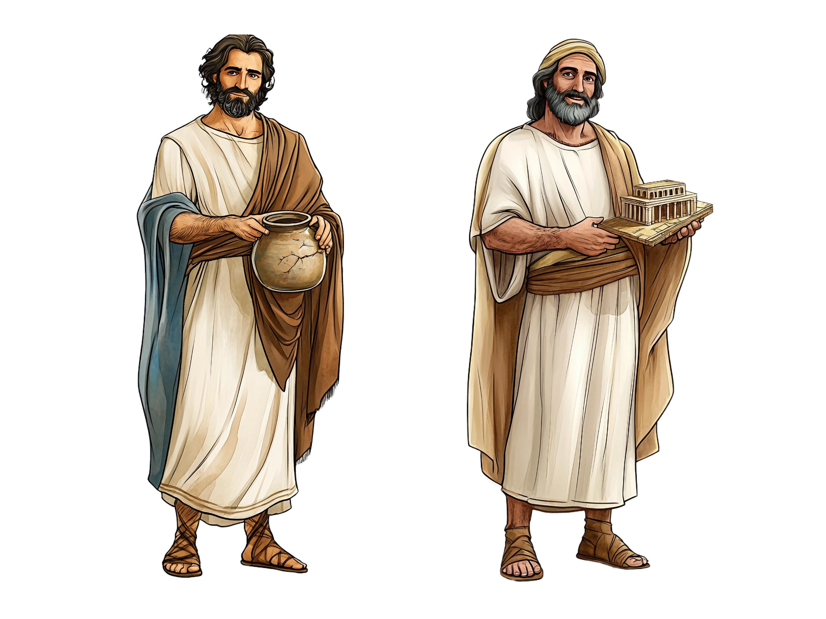 Biblical Clipart the Prophets, Biblical Characters, Bible Story Clipart ...