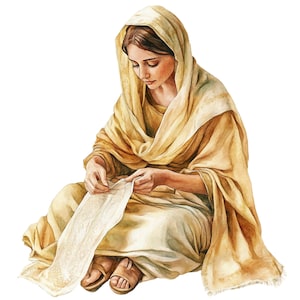 Biblical Women Clipart, Proverbs 31 Woman, Christian PNG, Biblical Characters, Digital Download ...