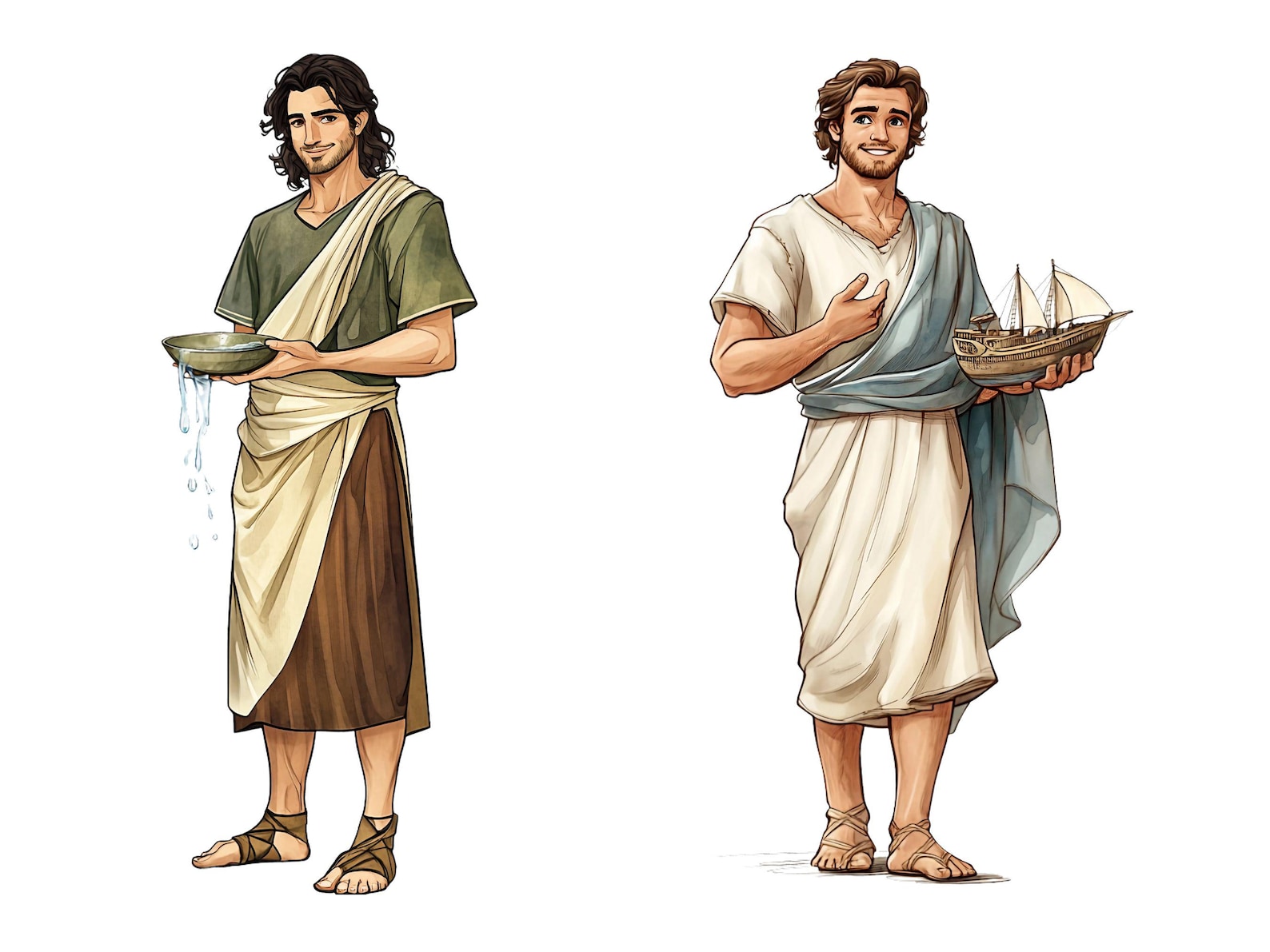Tribes of Israel Biblical Clipart, Bible Characters, Bible Story Clip ...