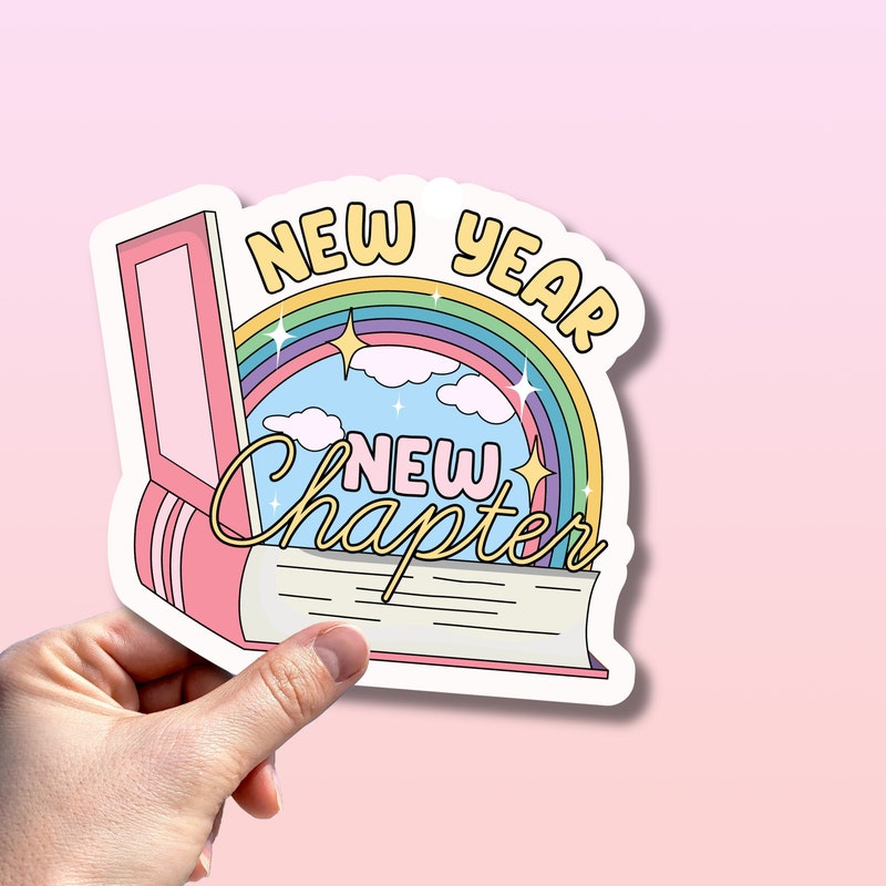 New Year Sticker - Etsy
