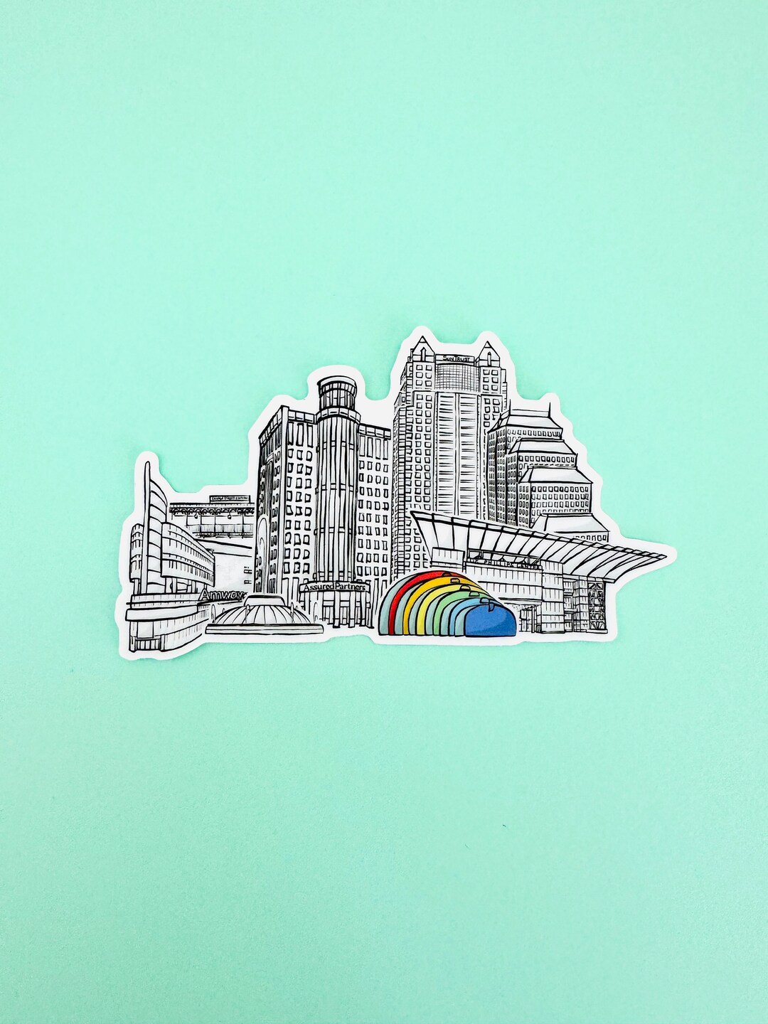ORLANDO PRIDE Sticker | Downtown Orlando Sticker, Pride Florida Decal ...