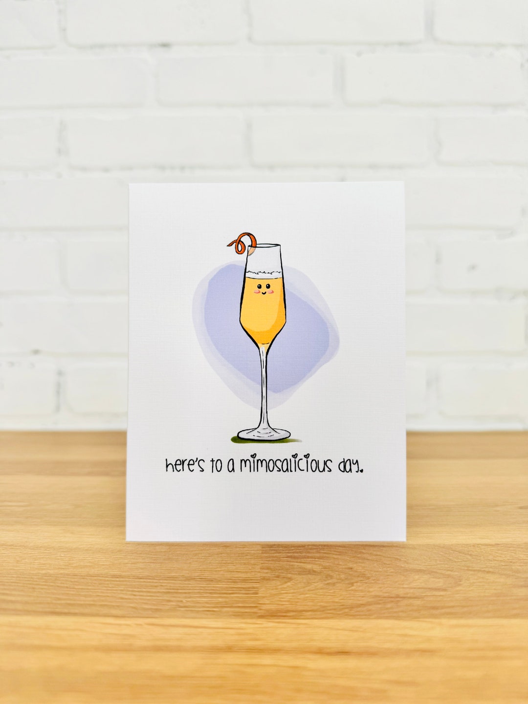 MIMOSA Card Birthday Greeting Card, Funny Friendship Card, Mimosa Card ...