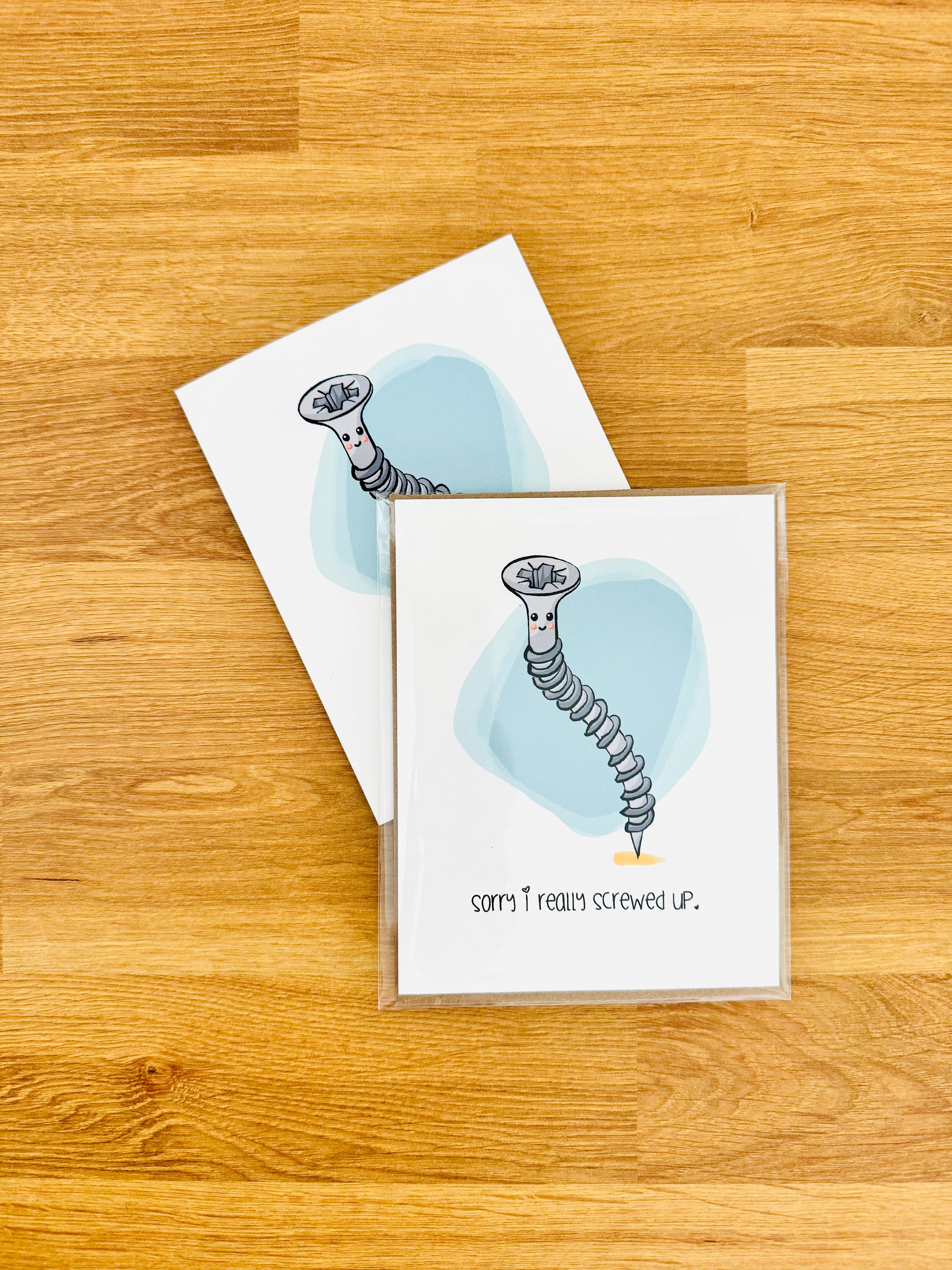 Screwed up Card: Funny Apology Greetings - Etsy