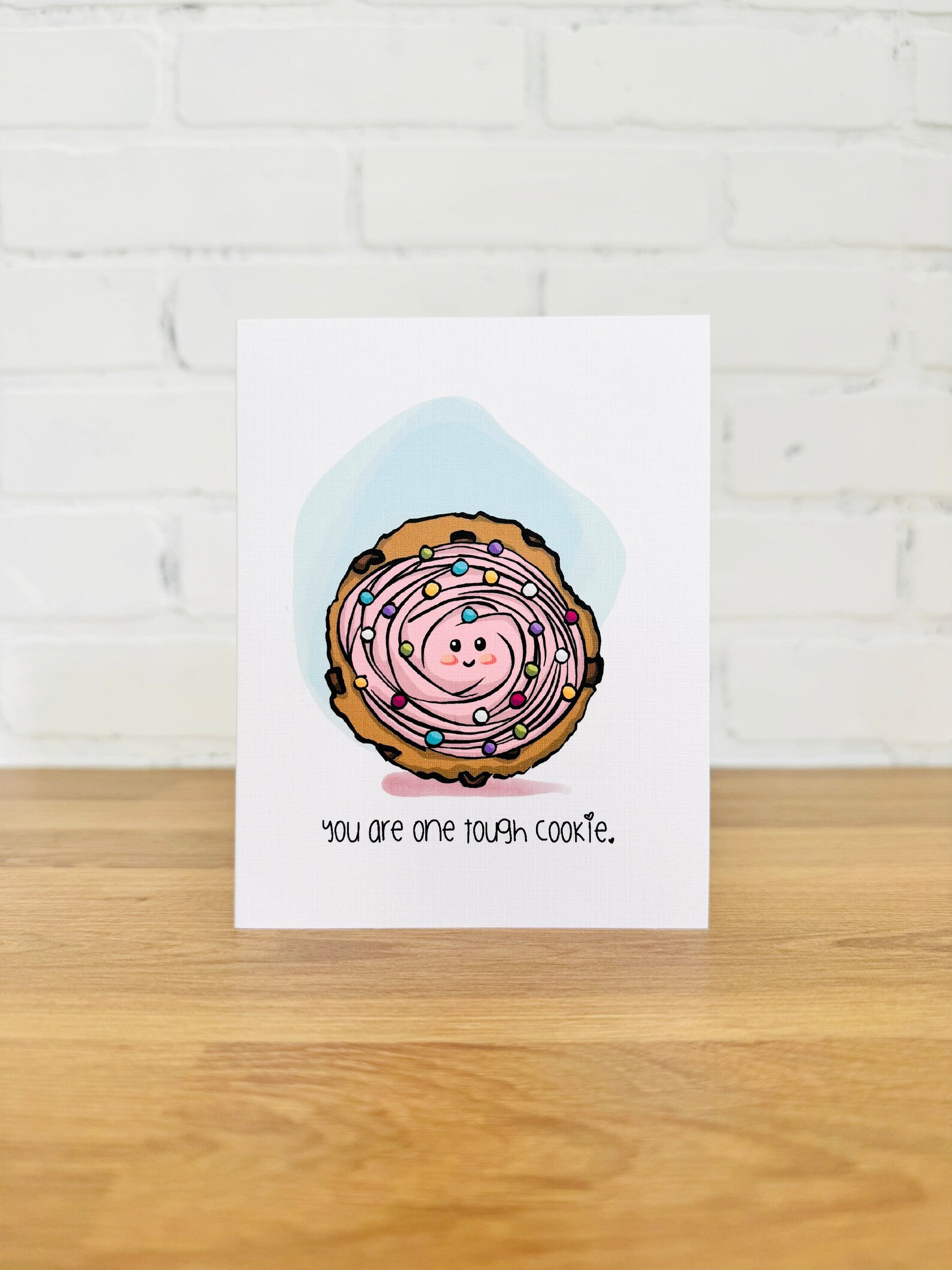 Tough Cookie Get Well Card | Support Greeting - Etsy
