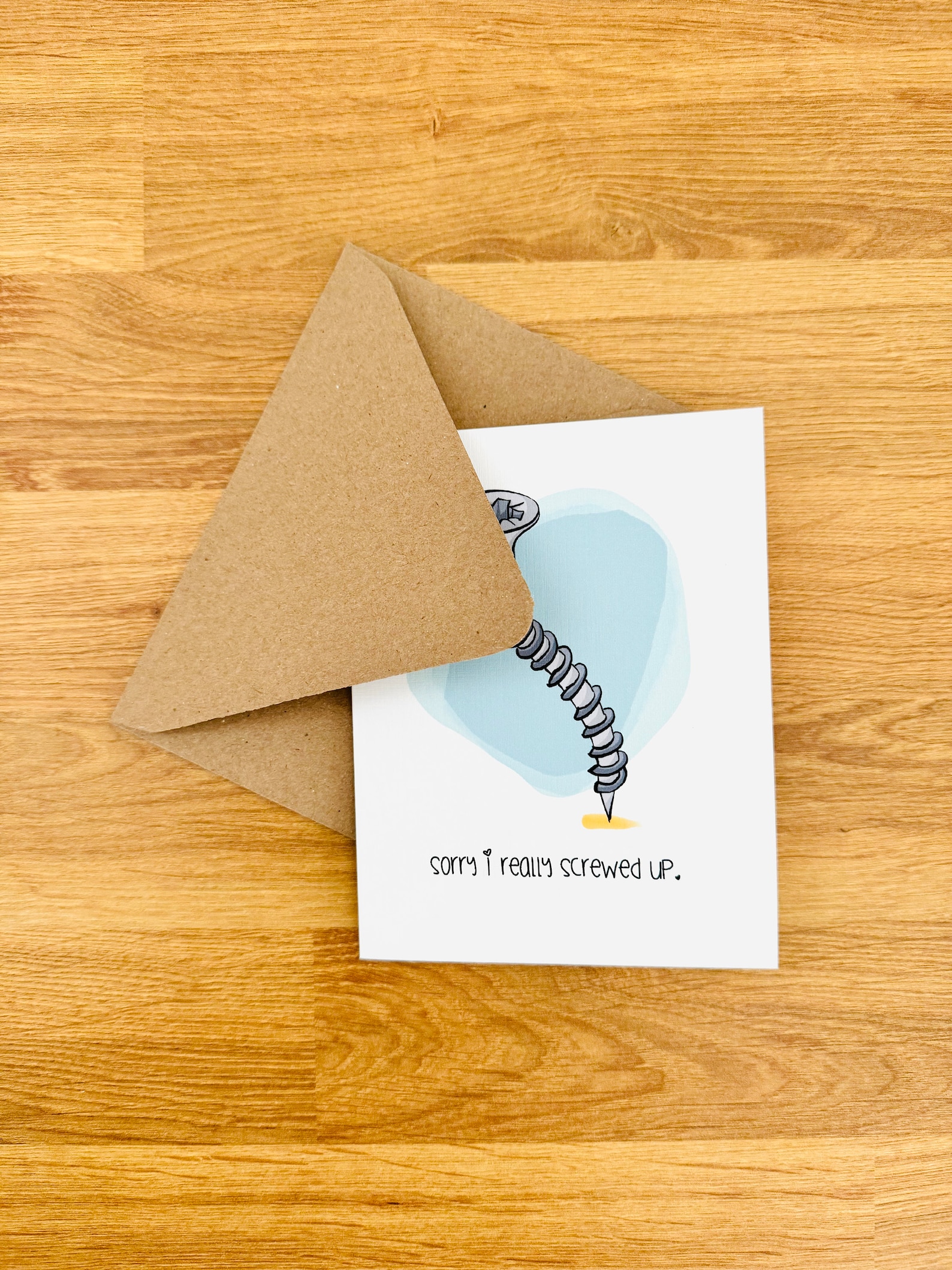 SCREWED UP Card Sorry I Screwed up Card, Cute Sorry Card, Messed up ... SCREWED UP Card Sorry I Screwed up Card, Cute Sorry Card, Messed up ...