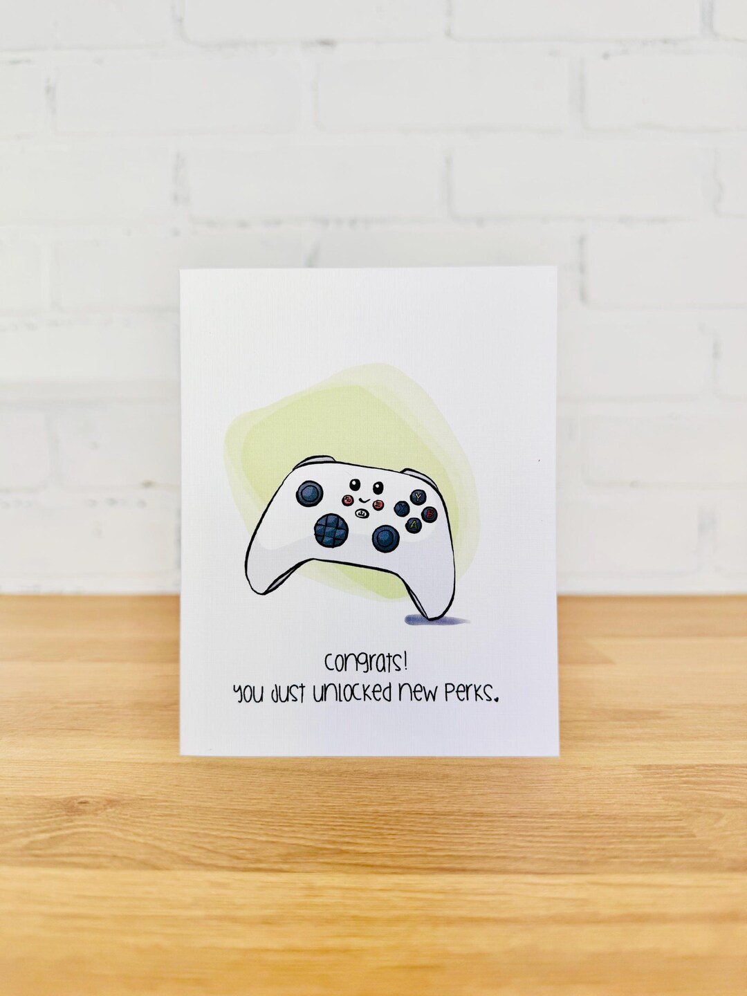 NEW PERKS Card | X Box Greeting Card, Game Console Card, Gaming ...