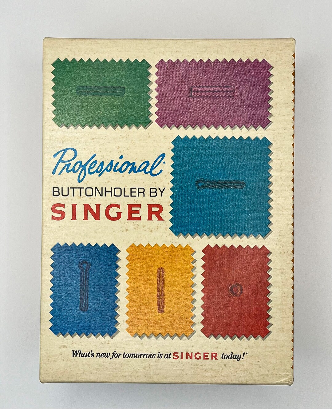 Vintage 1973 Singer Professional Buttonholer for Slant Needle Zig Zag ...