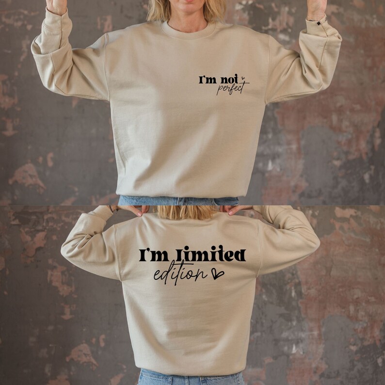 I'm Not Perfect I'm Limited Edition SVG, Sleeve SVG, Digital Download ...