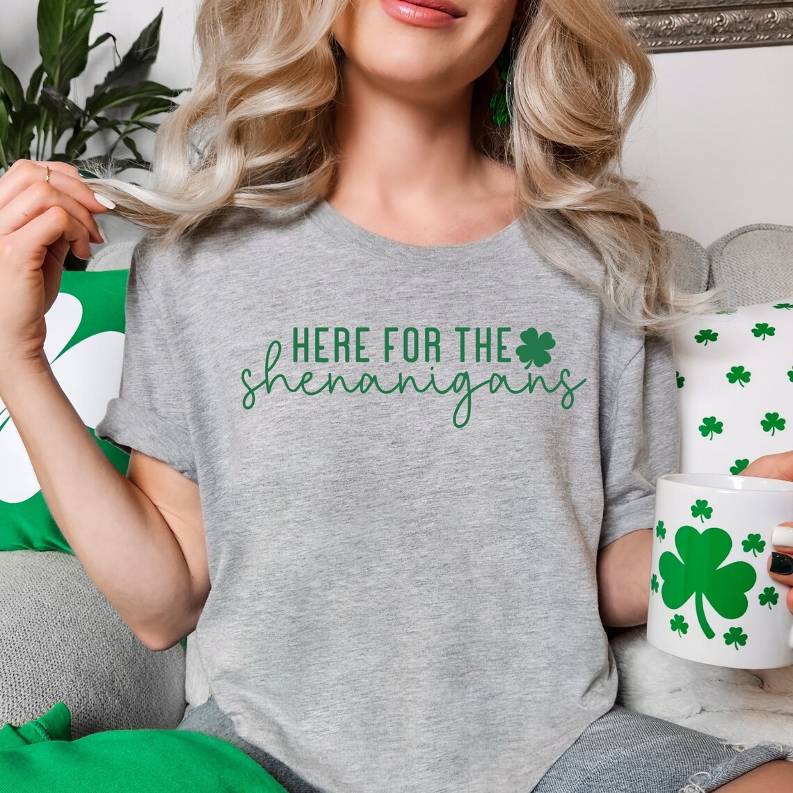 Here for Shenanigans SVG PNG, Digital Download, SVG Files, St Patricks ...